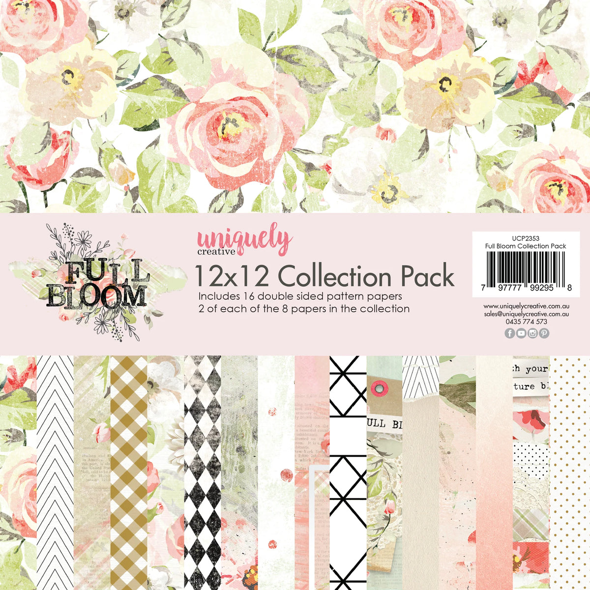 Full Bloom 12x12 Collection Pack – Josie's Creative Corner